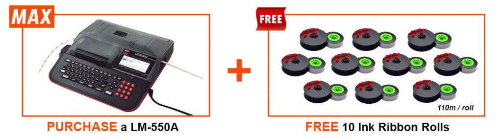 Max Tubing Printer LM-550A Promotion - Lim Kim Hai Electric