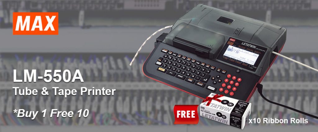 Max Tubing Printer LM-550A Promotion - Lim Kim Hai Electric