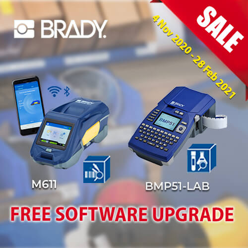 Brady Workstation – Free Software Upgrade for M611 and BMP51