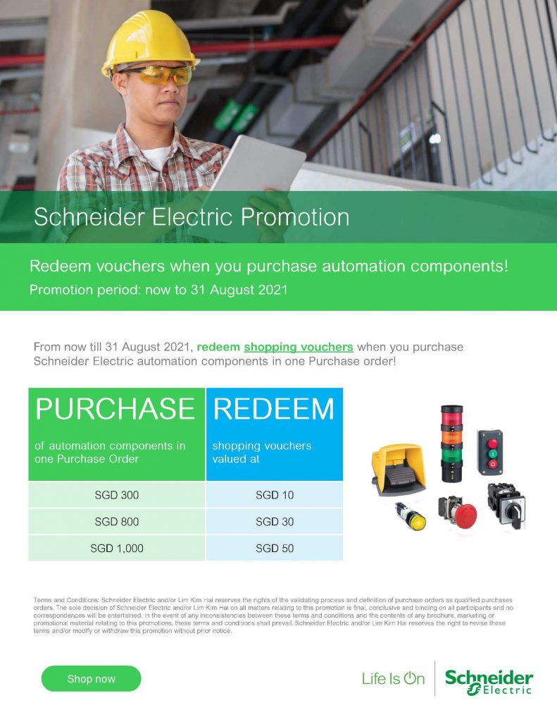 Schneider Electric Industrial Automation Promotion - Lim Kim Hai Electric