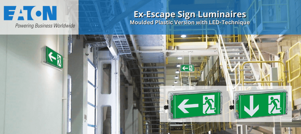 Eaton Ex-Escape Sign Luminaires | EXIT Series - Lim Kim Hai Electric
