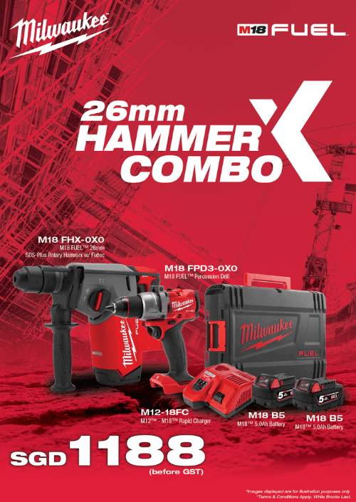 Milwaukee Combo Kits Promotion - Lim Kim Hai Electric