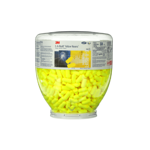 3M E-A-Rsoft Yellow Neons One Touch Refill Earplugs 391-1004,Uncorded ...