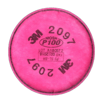 3M Particulate Filter 2097, P100, with Nuisance Level Organic Vapor ...