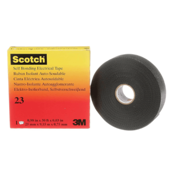 3M Scotch Rubber Splicing Tape 23 1" x 30ft - Black | LKHE