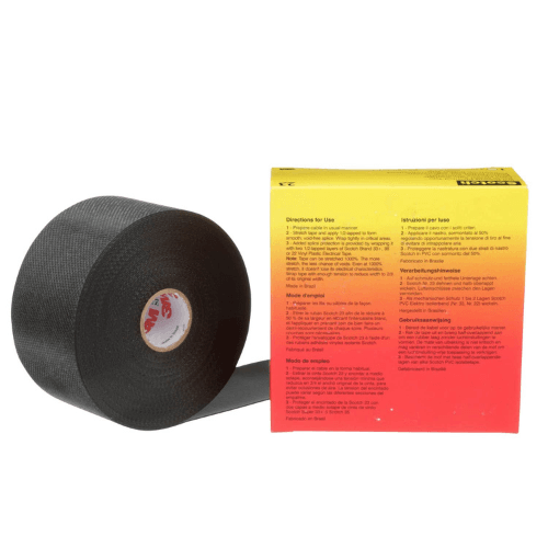 3M Scotch Rubber Splicing Tape 23, 2 in x 30 ft - Black - Lim Kim Hai ...