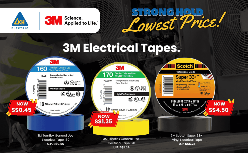 Unbeatable Prices on 3M Temflex & Super 33+ Tapes - Lim Kim Hai Electric